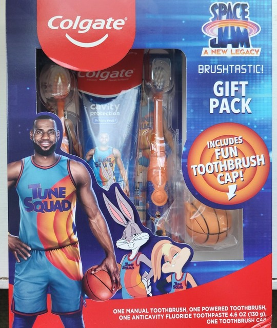 Colgate Space Jam-A Legacy Brushtastic Gift Pack Lebron James ...