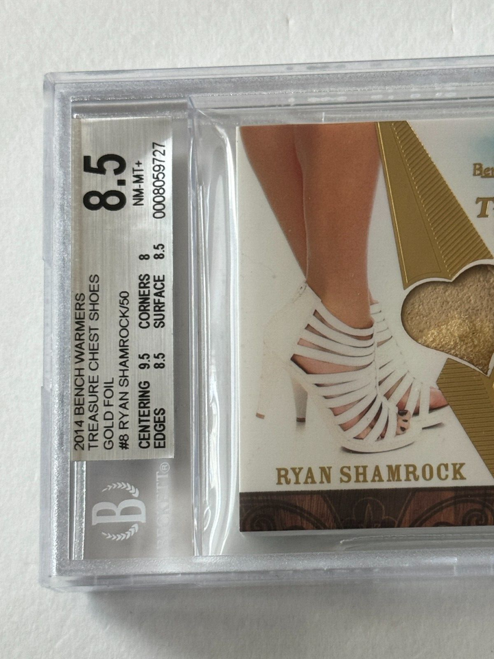 2014 Benchwarmer RYAN SHAMROCK Treasure Chest HIGH HEEL Shoe WWE Diva ...