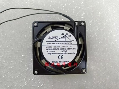 SUNTA 8025A2-HBAPL-TC 8025 230VAC 0.08A/0.09A 8CM Cooling Fan | eBay