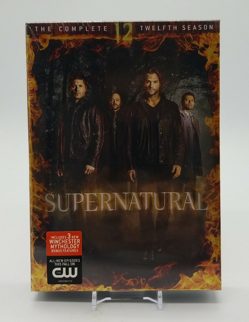 Supernatural Complete 12th Season 12 DVD Set Brand New Sealed in Box CW ...