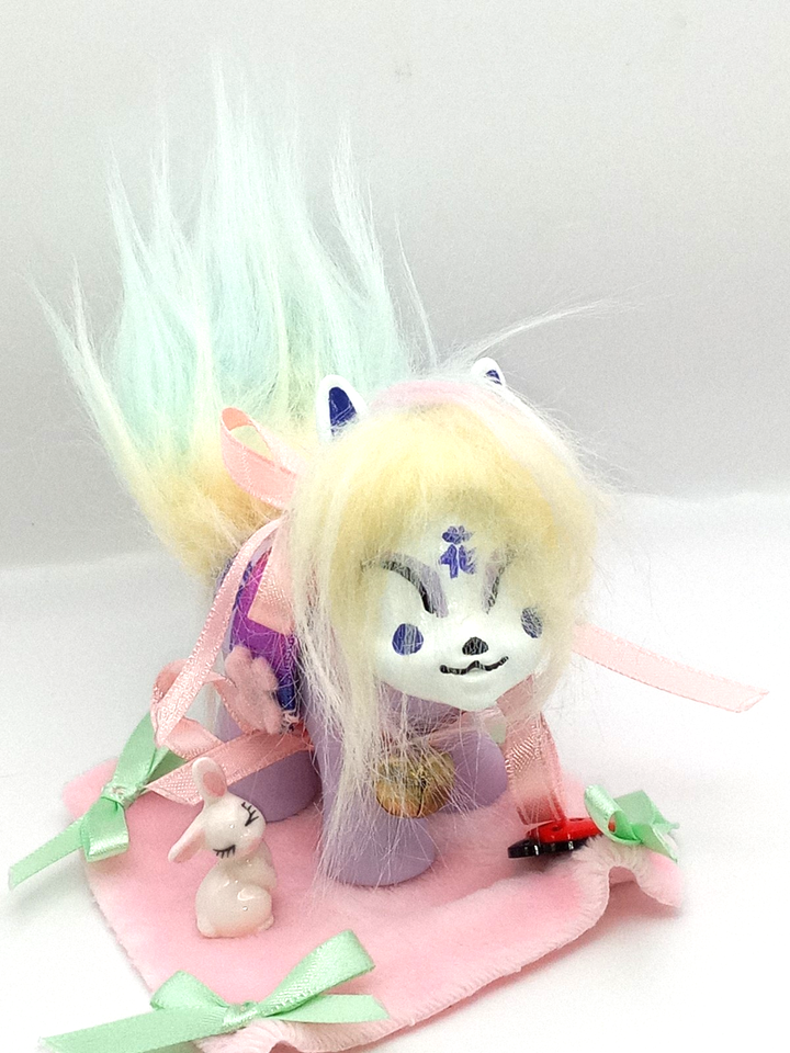 My Little Pony Custom Vintage G1 Japanese Kitsune Fox Spirit and Baby ...