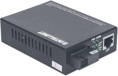 Intellinet 545068 Gigabit Ethernet WDM Bi-Directional Single Mode Media ...