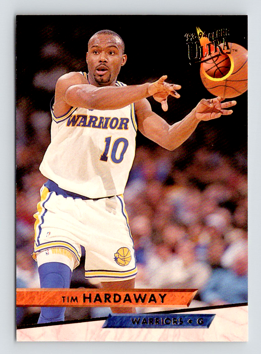 1993 Fleer Ultra Card, #65 Tim Hardaway Hall of Fame, Golden State ...