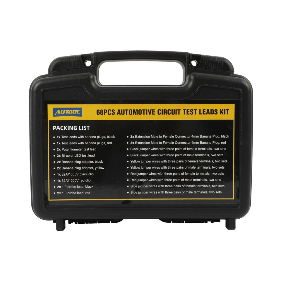 68PCS Automotive Circuit Test Lead Kit Multimeter Test Leads Set ...