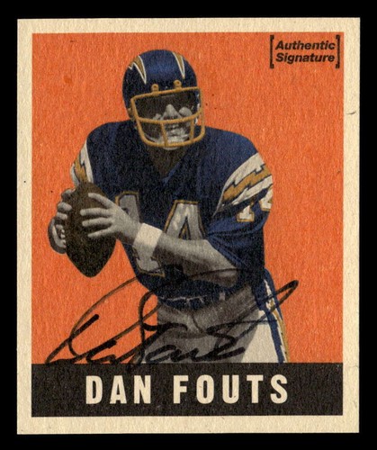 1997 Leaf Dan Fouts Autograph Auto /1948 Chargers ZZ4350 | eBay