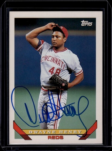 1993 Topps #29 Autographed Dwayne Henry Trading Card | eBay