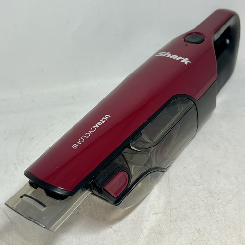 Shark CH901C Ultra Cyclone Cordless Hand Vacuum Red w/ Battery and Dust ...
