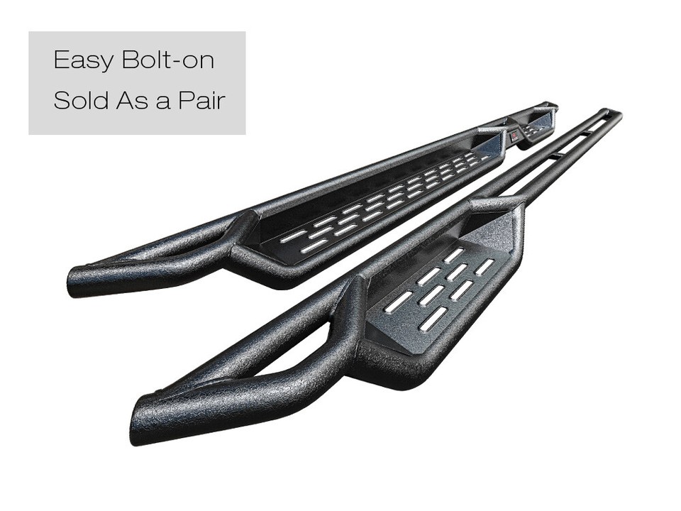 2015-2024 Ford Transit Full Size Van APS Black Side Step Side Bars For ...