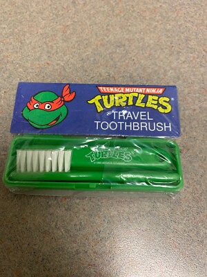 TMNT 90's Toothbrush Ninja Turtles Travel SZ Collectibles | eBay