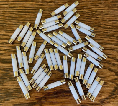 50 New Warm White FROSTED 8V Fuse Lamp LED Light Bulbs Marantz No Hot ...