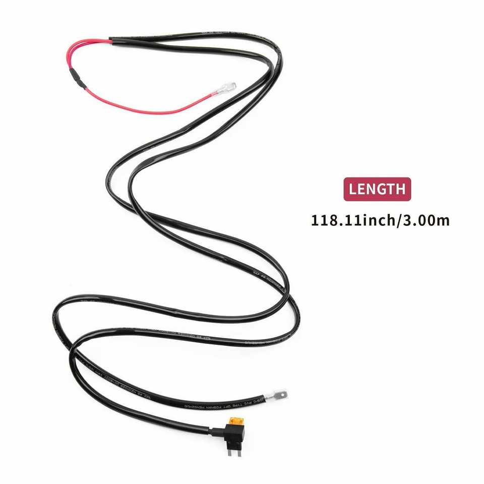 ACC Wiring Harness Kit For Daytime Running Light DRL Halo LED Headlight ...