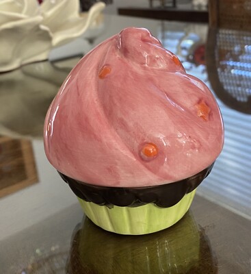 Coin Bank Cupcake Kids Decor 4” Piggy Bank | eBay