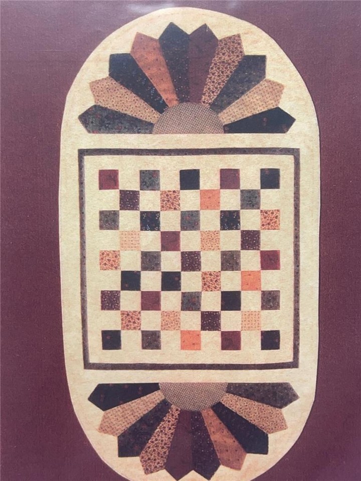 TEA FOR TWO DESIGNS Quilt Pattern DELANEY'S DRESDEN - 18.5" x 37 ...