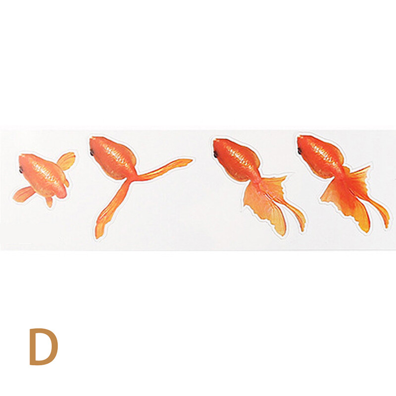 3D Clear Goldfish Stickers UV Epoxy Resin Molds Craft Filling Resin Mo ...