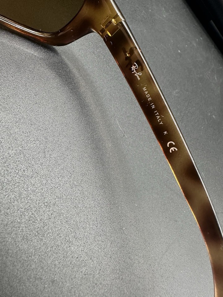 Ray-Ban RB4115 642/73 Tortoise Predator Series Sunglasses FRAMES Italy ...