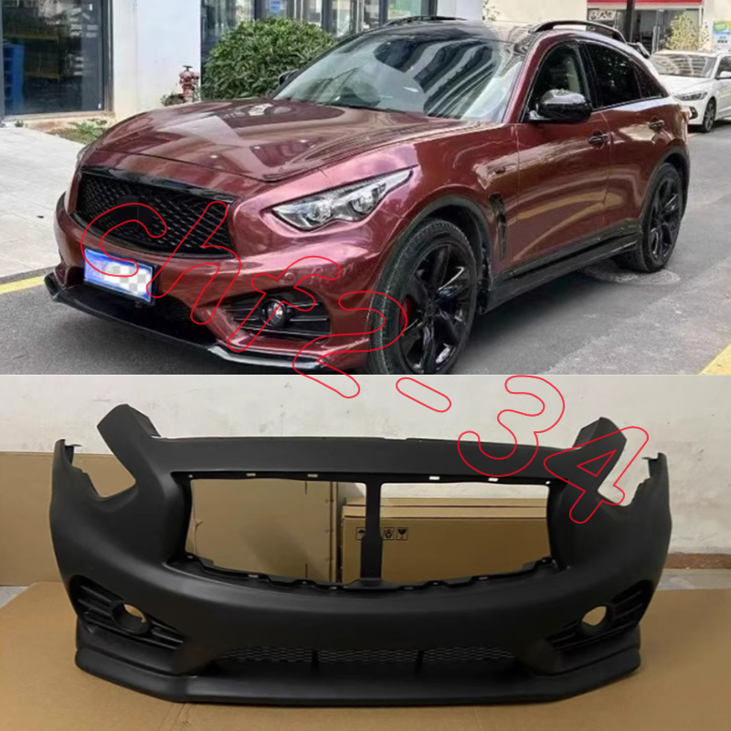 For INFINITI FX35 FX37 QX70 FRP primer Front bumper assembly 2008-2020 ...