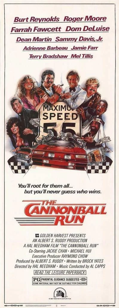Cannonball Run Movie Poster