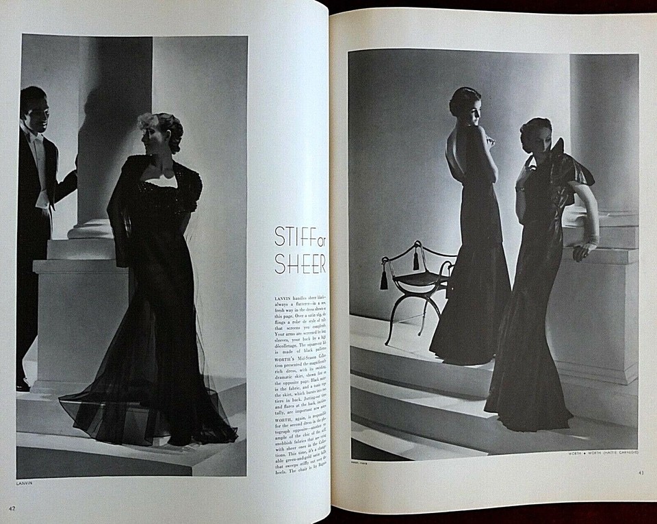Vogue Magazine ~ November 15, 1934 ~ Eric Steichen Horst Hoyningen ...