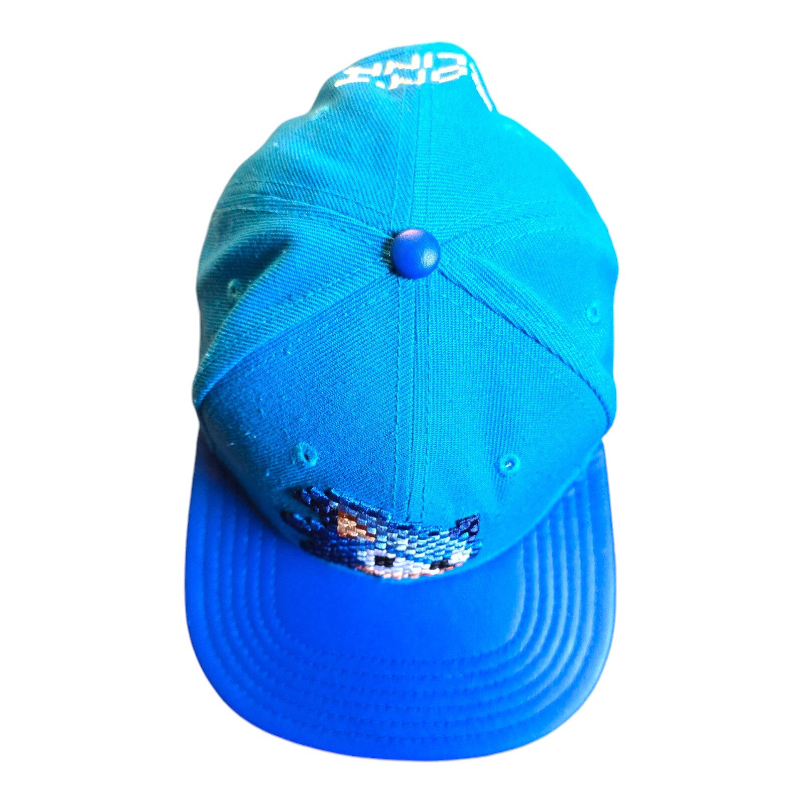 Sega Sonic The Hedgehog Hat Cap 8-Bit Pixel Don't Blink Snapback ...