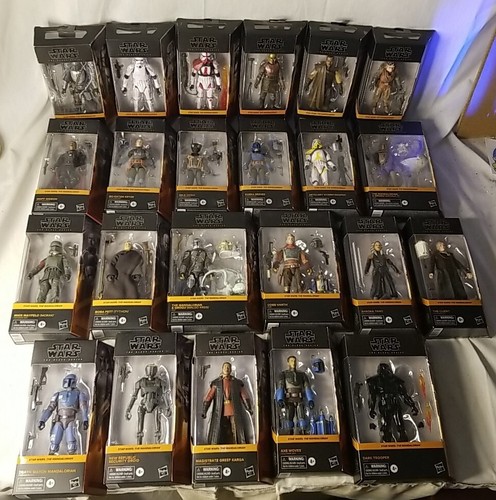 Lot Of 23 Star Wars The Black Series Mandalorian Greef Kuiil Moff Kryze ...
