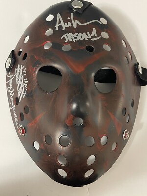 ARI LEHMAN & HARRY MANFREDINI SIGNED JASON MASK FRIDAY THE 13TH JSA COA ...