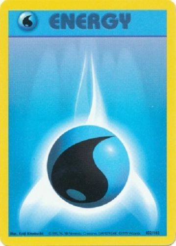 20 Pokemon Card Classic Base Set Energy Cards Double Colorless Water ...