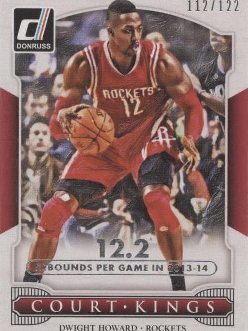 2014-15 Panini Donruss - Court Kings Dwight Howard #29 Stat Line Season ...