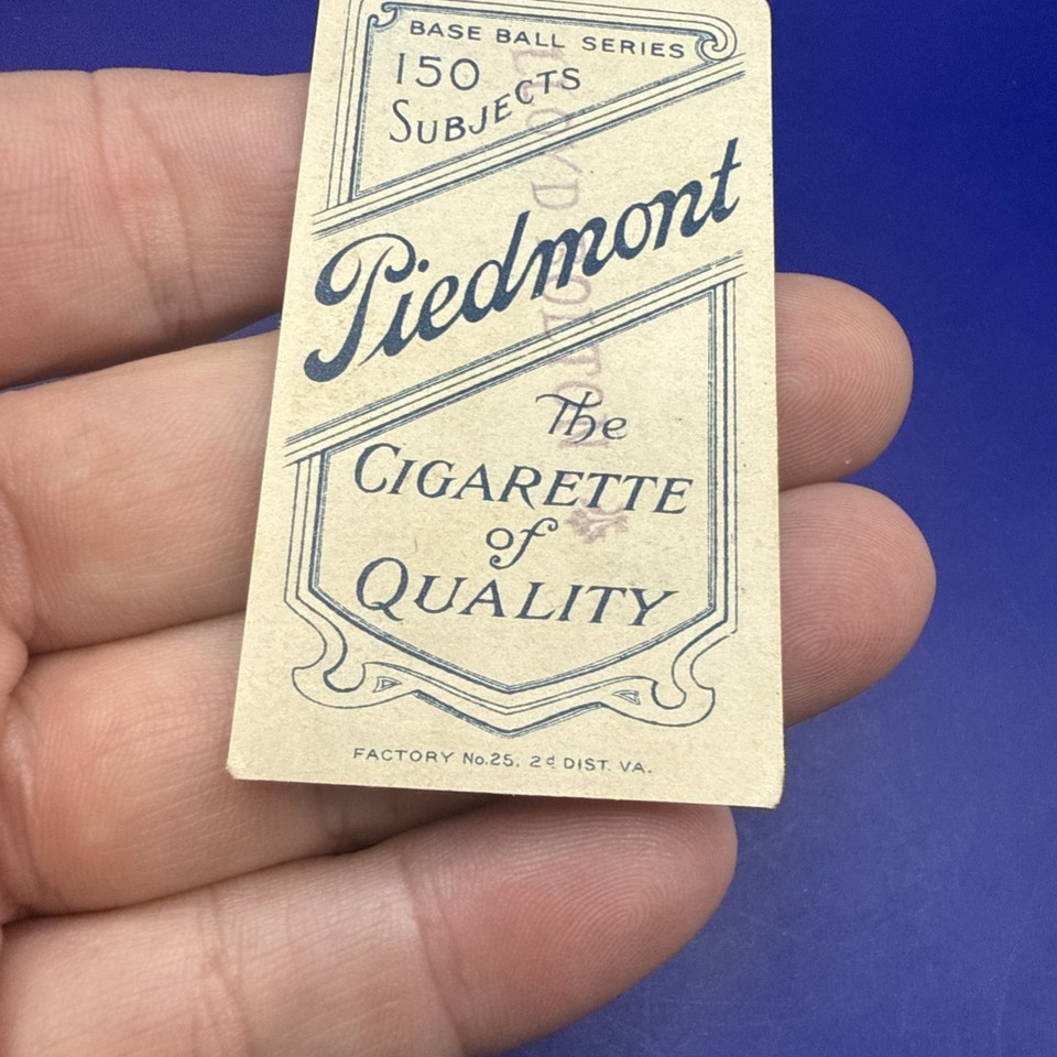 1909-11 T206 P150 Hans Lobert Authentic Back Stamped Trimmed Cincinnati ...