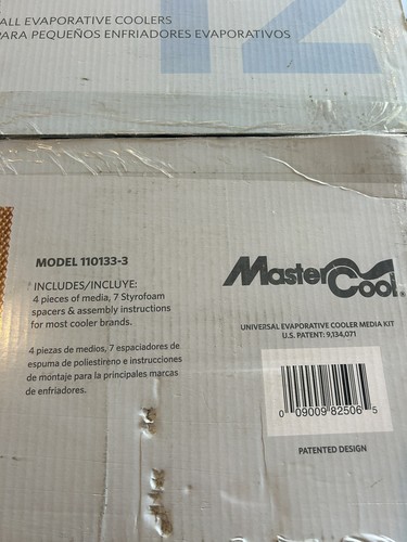 MasterCool Evaporative Cooler Pads Universal Rigid Media 4800 CFM 12 in ...