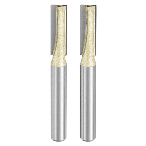 2pcs Bottom Cleaning Router Bit 1/4" Diameter 1/4" Shank Carbide Tipped ...