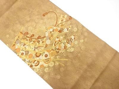 7443135: JAPANESE KIMONO JAPANESE FUKURO OBI / WOVEN KICHO PATTERN | eBay