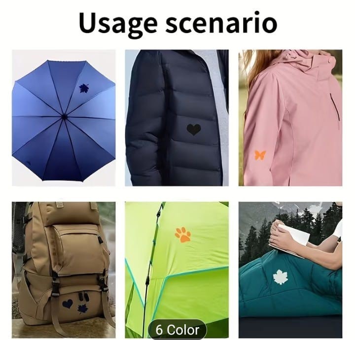 Self Adhesive Black Patch for Down Jacket Pants Cloth Repair Washable Patches | eBay UK