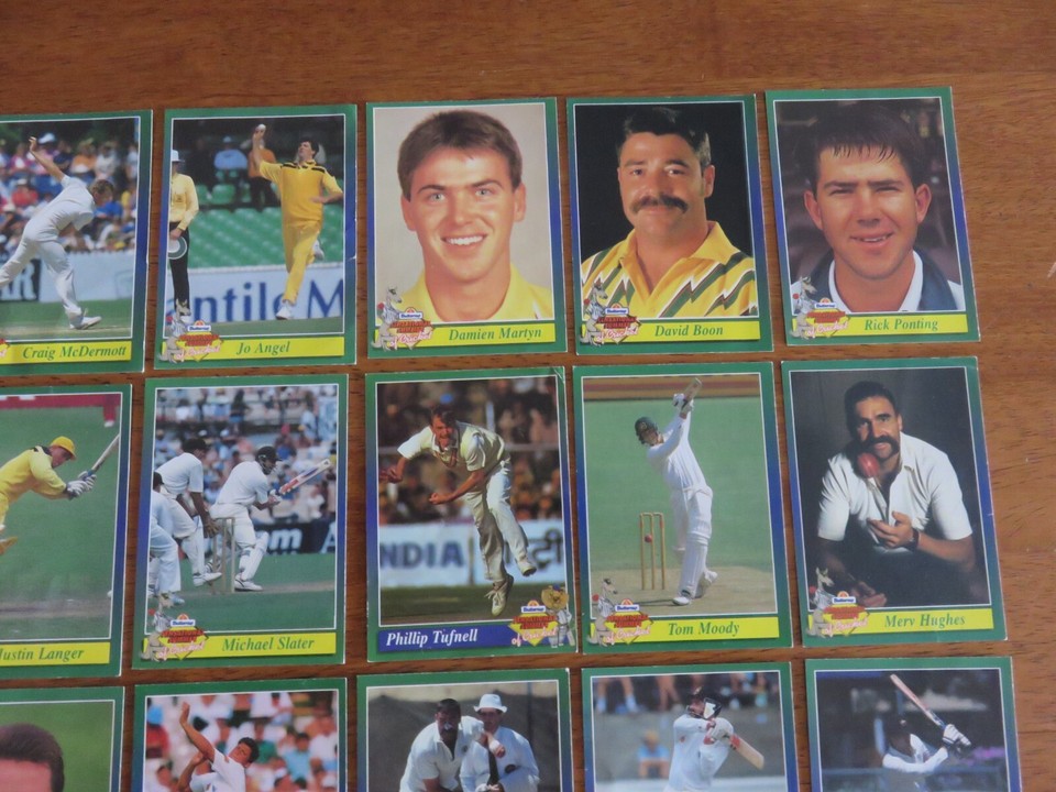 1994/95 BUTTERCUP CRICKET SENSATIONAL SUMMER SCRATCHIES X 29. SHANE WARNE X 2. | eBay Australia