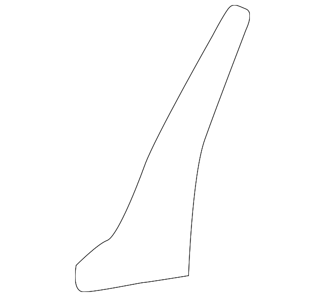 587410D050 Genuine Toyota Protector Quarter Panel RH 58741-0d050 for ...