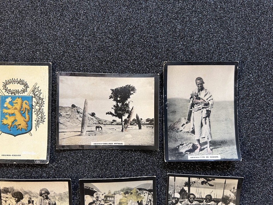 1900’s Ethiopia Emperor Negus Menelik II ABYSSINIA Card Set Rastafari ...