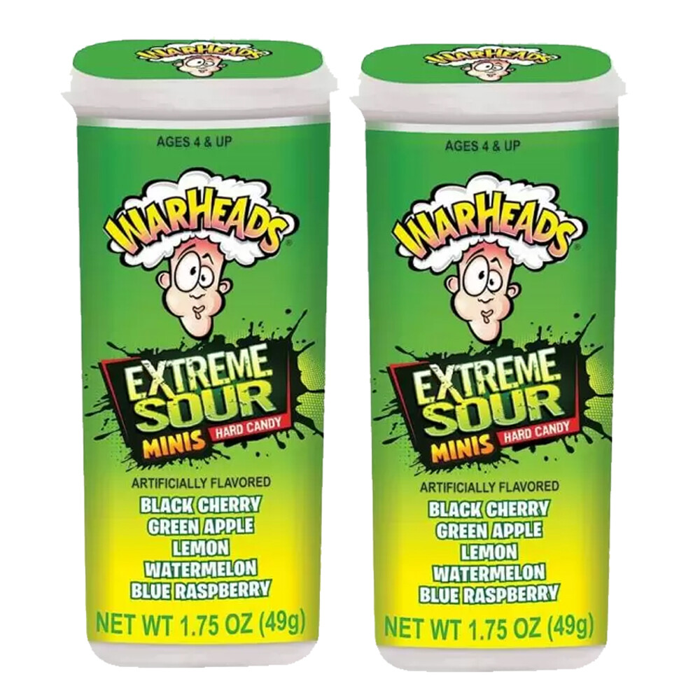 Warheads Mini Extreme Sour Hard Candy Perfect Easter Kids Gift-49g ...