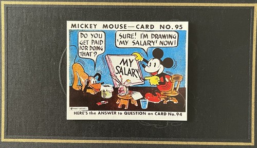 1935 Mickey Mouse #95 Do You Get Paid For Doing That? Sue! Im…💥A 1995 ...