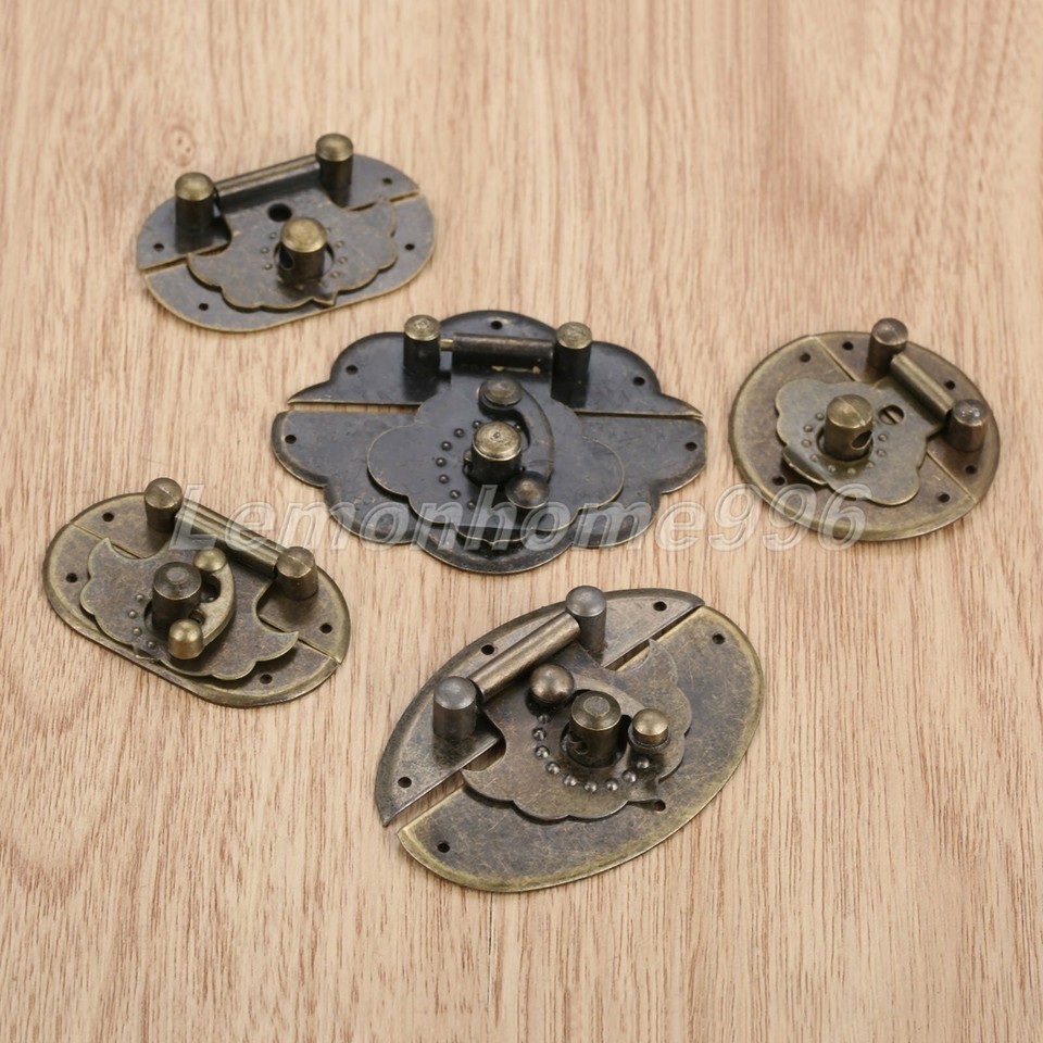 Durable Retro Lock Toggle Buckle Wooden Box Suitcase Drawer Latch Clasp ...