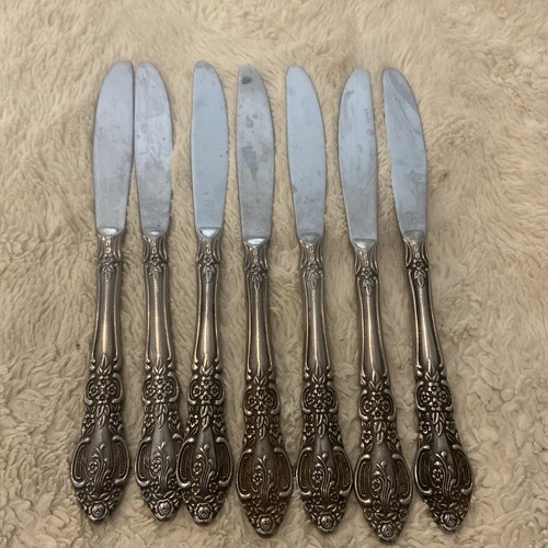 Vintage Springtime Stainless Flatware Japan Silverware Set Of 7 Dinner ...