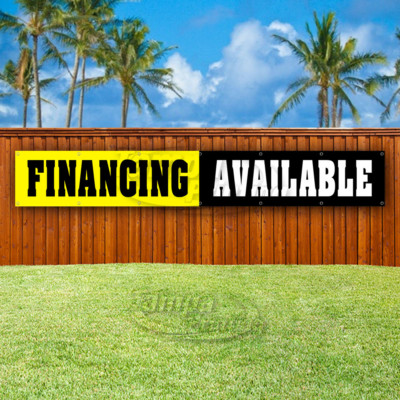 FINANCING AVAILABLE Advertising Vinyl Banner Flag Sign LARGE HUGE XXL ...