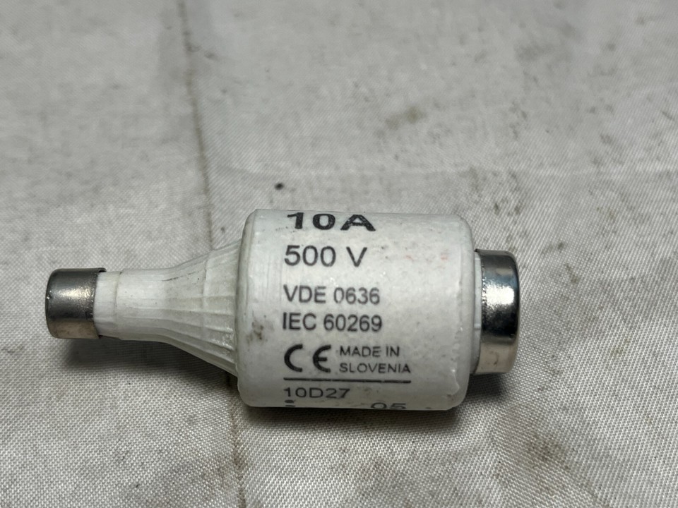Bussmann DII D Fuse Links 10A 500V gL-gG 000-122253 | eBay