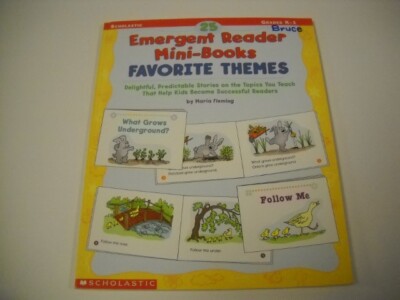 Scholastic 25 Emergent Reader Mini-Books Favorite Themes Resource Book ...