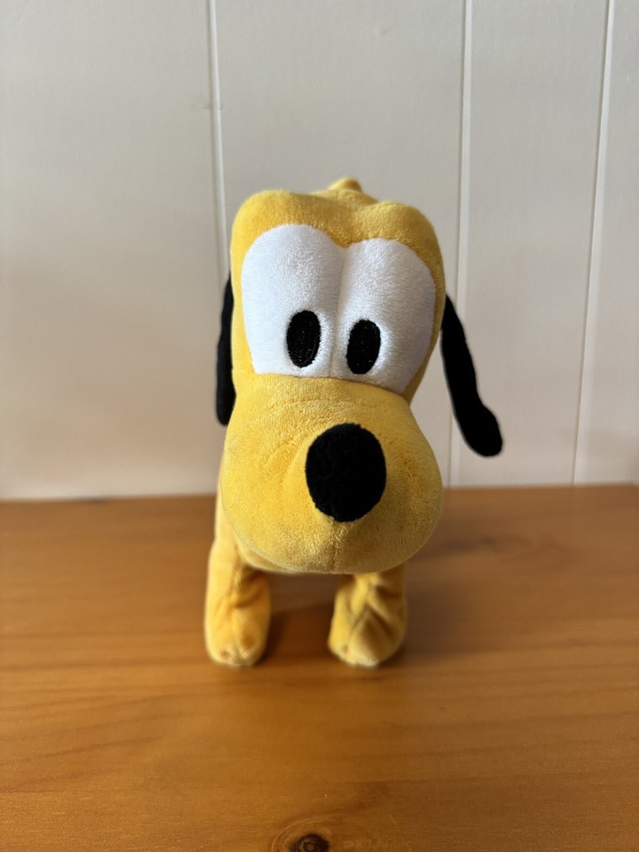 Disney Baby Pluto Animated Walking Barking and Wags Tail Pet Plush Toy ...