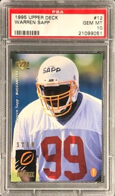 1995 UPPER DECK WARREN SAPP (PSA 10) POP: 23 | eBay