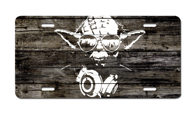 Yoda Star Wars Movie License Plate Car Tag Gift | eBay