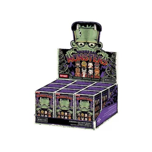 A Set Of 9 Universal Monsters Series Blind Box Halloween Figure Toy ...