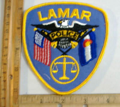 LAMAR COLORADO POLICE FABRIC PATCH | eBay