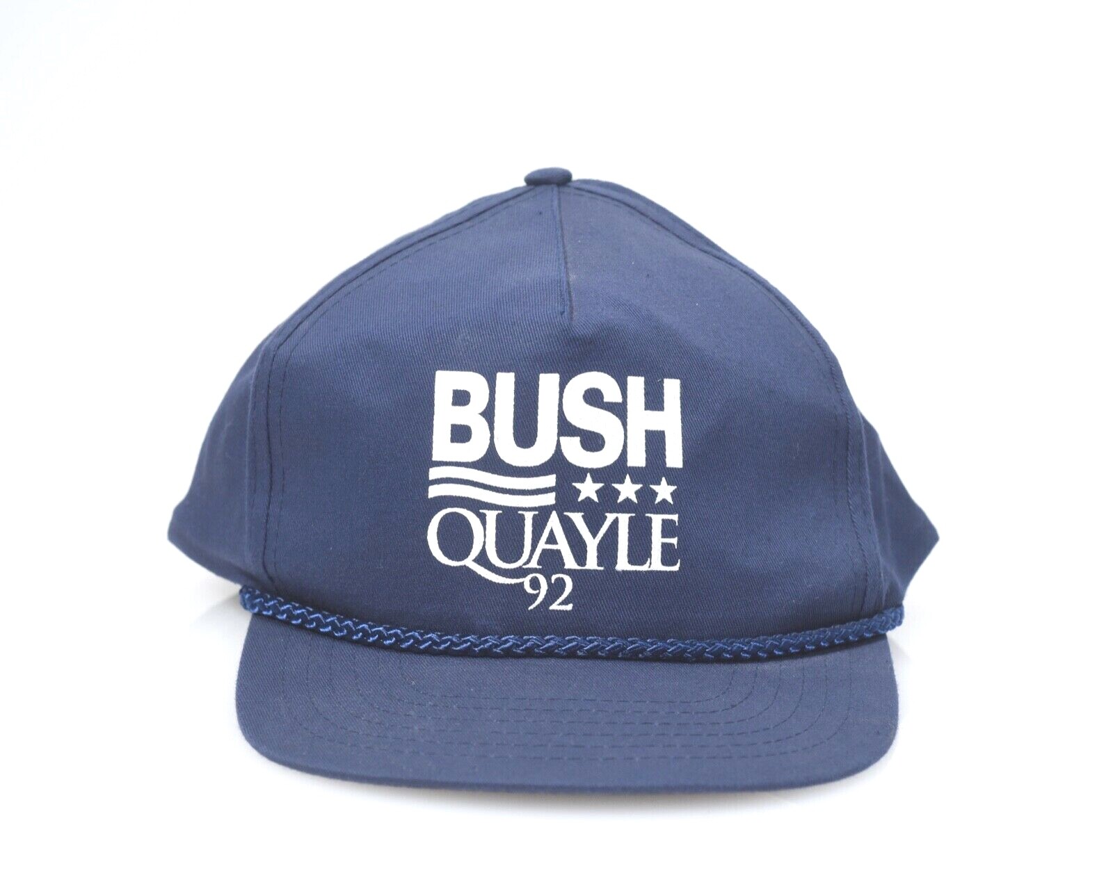 Mens Bush Quayle 92 Baseball Hat Adjustable Back embroidered logo ...