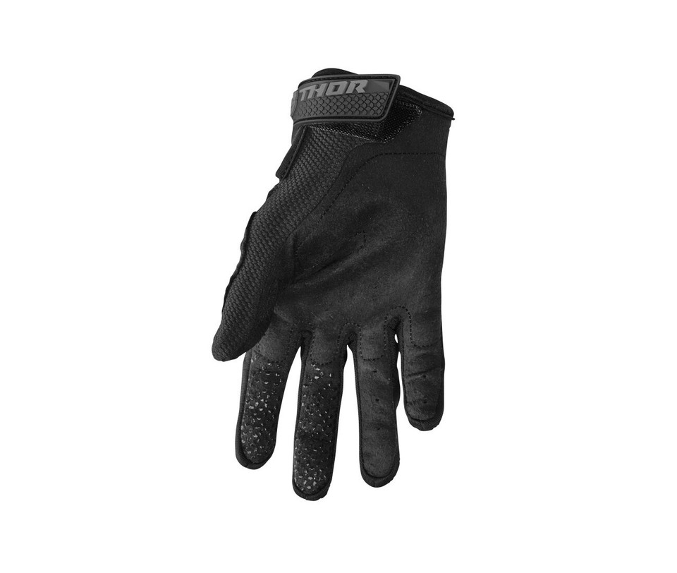 Handschuhe Gloves Moto Cross Quad THOR MX Sector Schwarz Grau GRÖSSE XS ...
