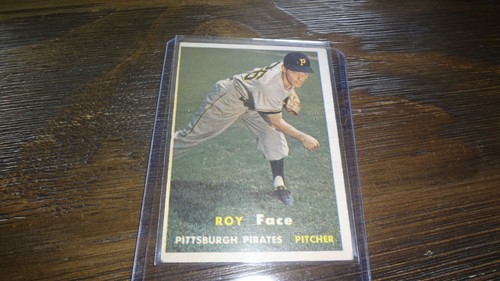1957 TOPPS # 166 ROY FACE BASEBALL CARD | eBay